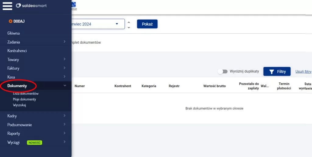 Instructions for adding documents to the Saldeo system for new ...